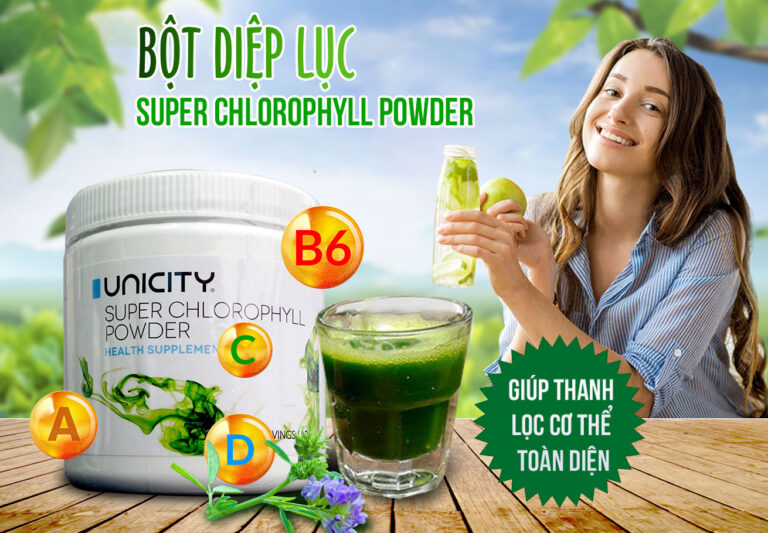 Bột Diệp Lục Super Chlorophyll Powder 92g Unicity – NPP chính hãng